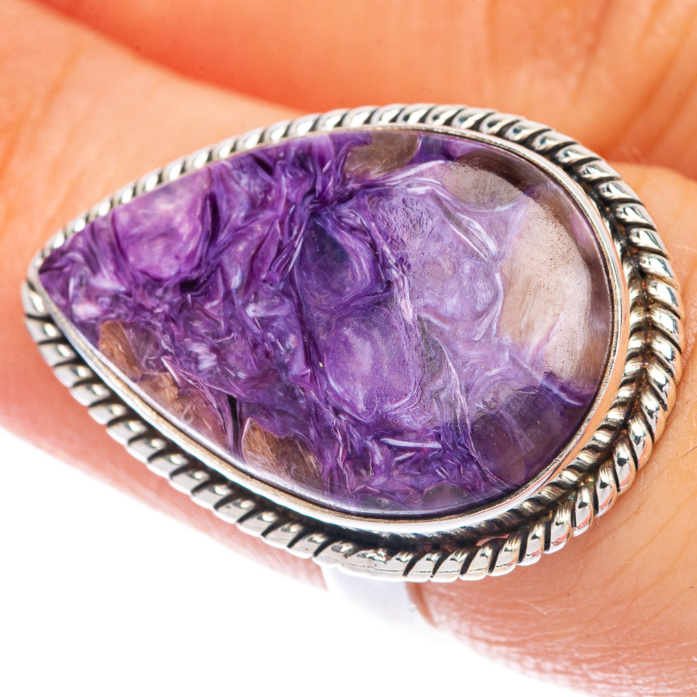 Charoite Ring Size 6.75 (925 Sterling Silver) R144918 – Ana Silver Co