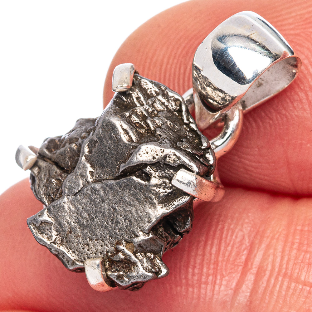 Rare Campo Del Cielo Meteorites Pendant 7/8" (925 Sterling Silver ...