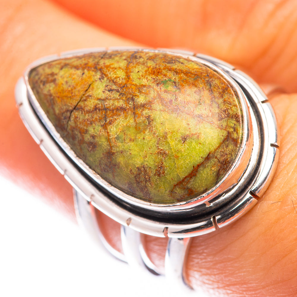 Gaspeite Ring Size 7.25 (925 Sterling Silver) R140717 – Ana Silver Co