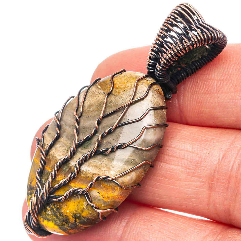 Bumblebee Jasper Tree of Life 2" (Oxidized Copper) – Ana Silver Co