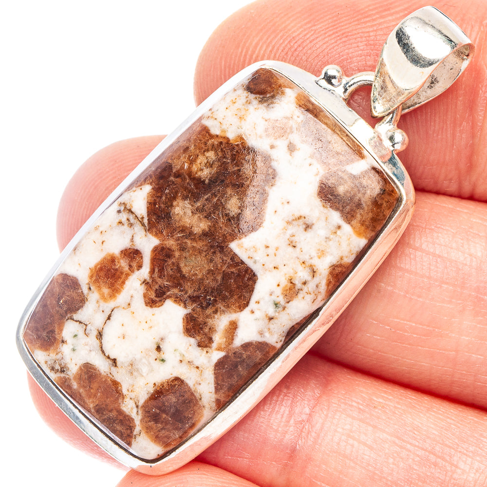 Muscovite Pendant 1 5/8" (925 Sterling Silver) P43988 – Ana Silver Co