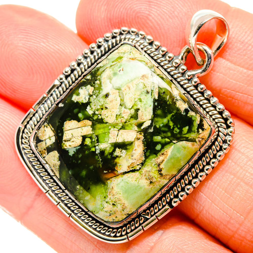 Rainforest Opal Pendant 1 3/4" (925 Sterling Silver) PD36343 – Ana ...