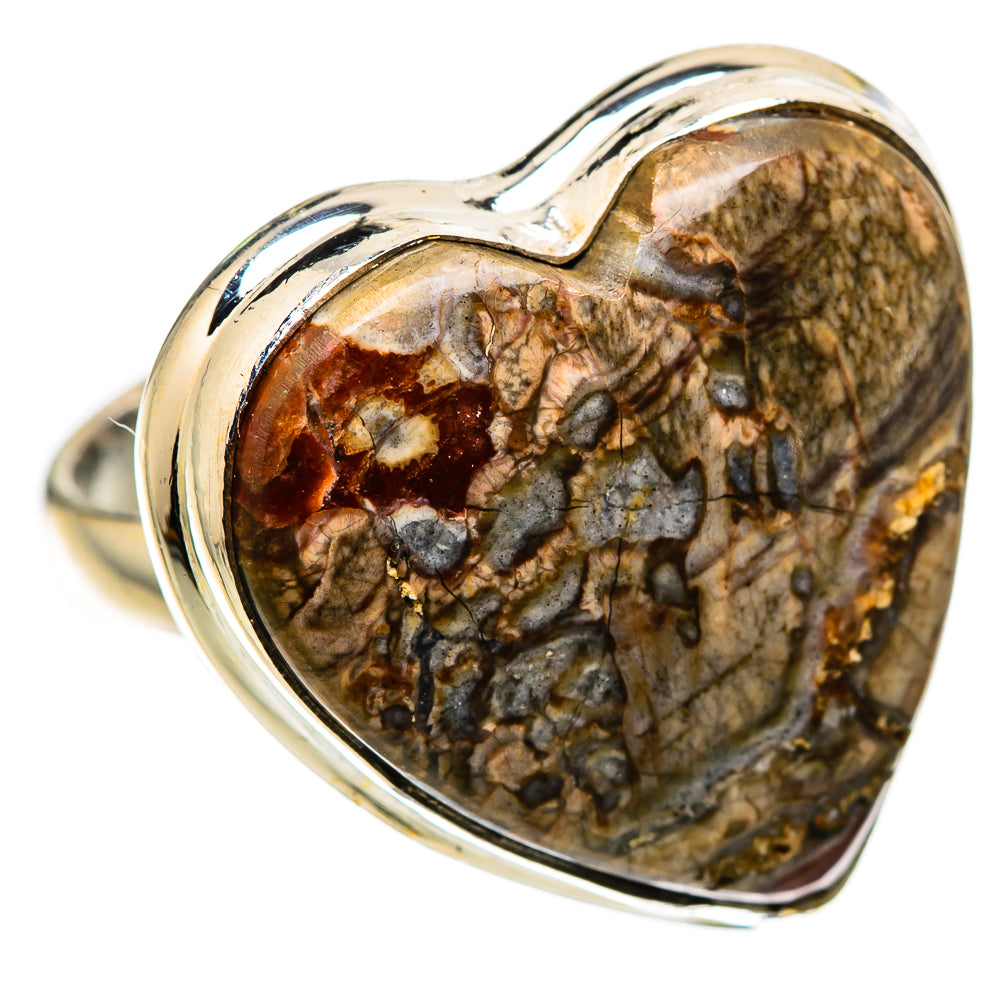 Large Mushroom Rhyolite Ring Size 9 (925 Sterling Silver) RING136164 ...