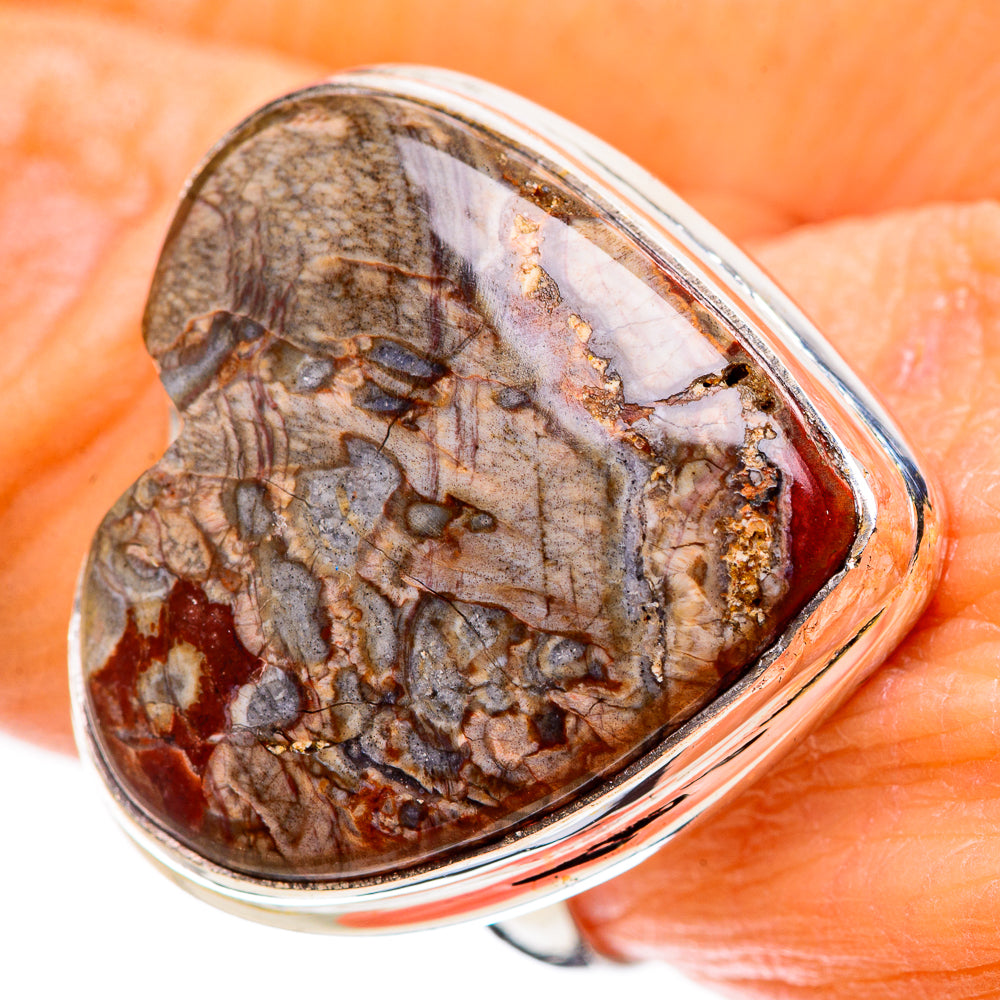 Large Mushroom Rhyolite Ring Size 9 (925 Sterling Silver) RING136164 ...
