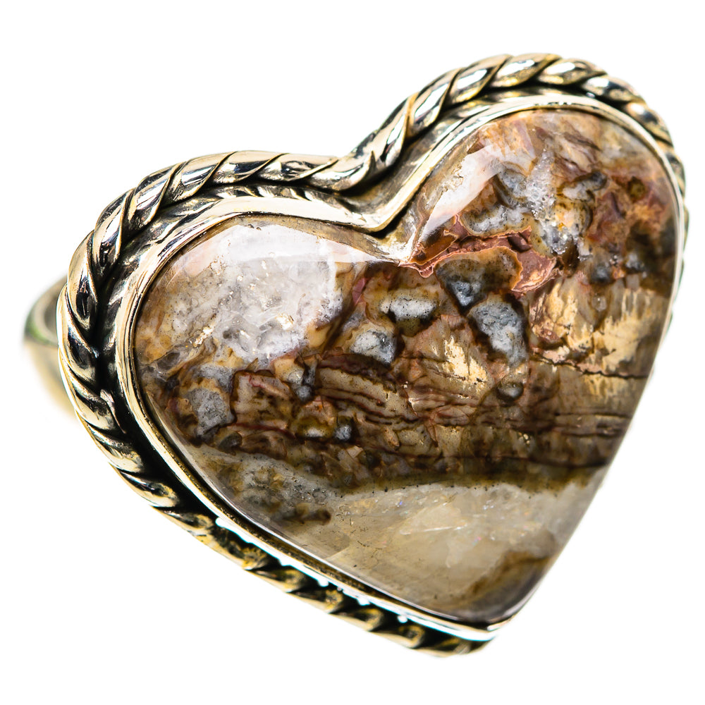 Large Mushroom Rhyolite Ring Size 7.25 (925 Sterling Silver) RING136165 ...