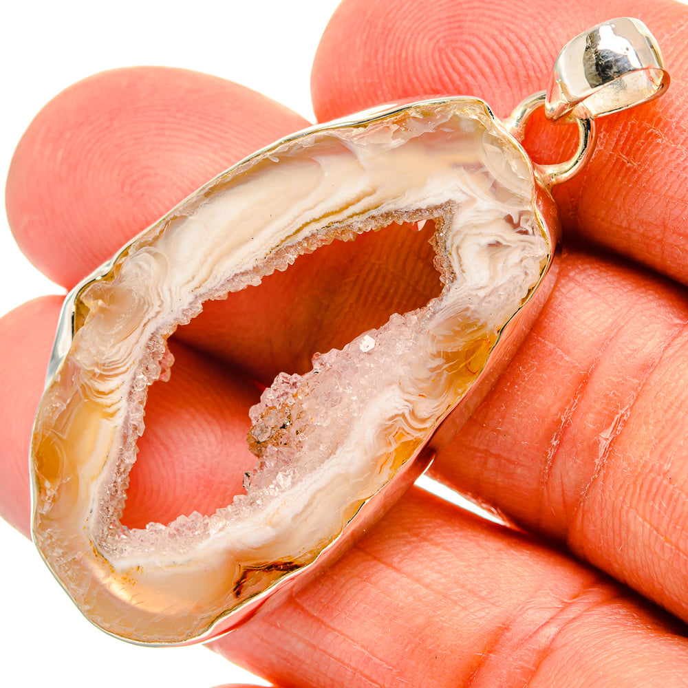 Occo Geode Pendant 2" (925 Sterling Silver) PD25161 – Ana Silver Co