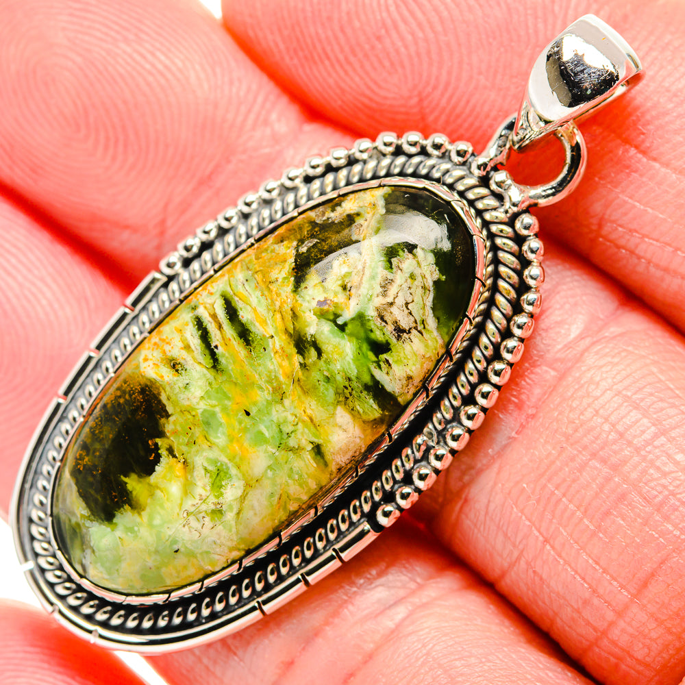 Rainforest Opal Pendant 2" (925 Sterling Silver) PD36146 – Ana Silver Co