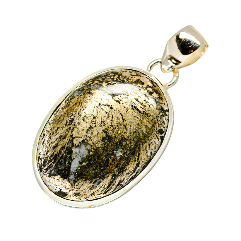 Feder Pyrite Pendant 1 1/2" (925 Sterling Silver) PD742226 – Ana Silver Co