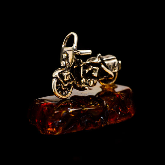 Baltic Amber Motorcycle Paperweight 1 3/8" (925 Sterling Silver) PW100 ...