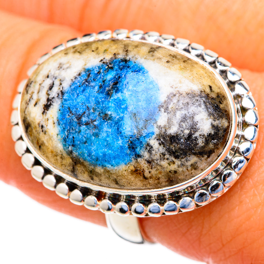 Large K2 Blue Azurite Ring Size 9.25 (925 Sterling Silver) RING103643 ...