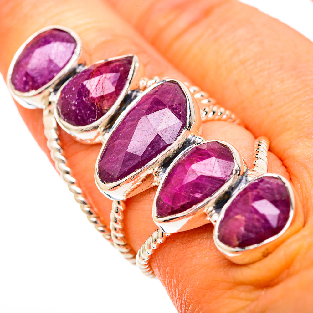 Large Signature Ruby Fuchsite Ring Size 8.5 (925 Sterling Silver) RING ...