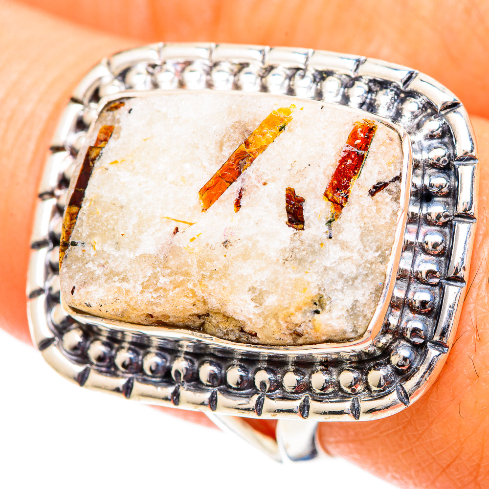 Large Rough Astrophyllite Ring Size 8.5 (925 Sterling Silver) RING1088 ...