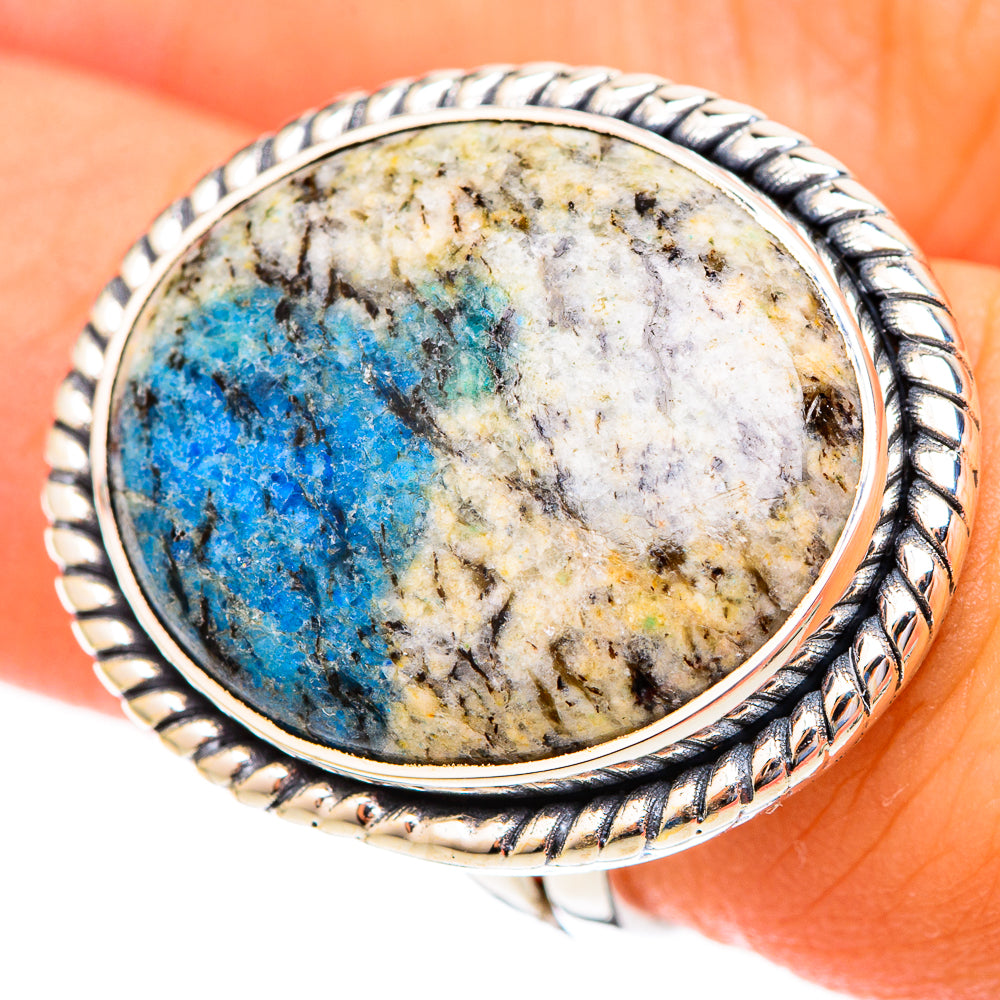 K2 Blue Azurite Ring Size 6.75 (925 Sterling Silver) RING121642 – Ana ...