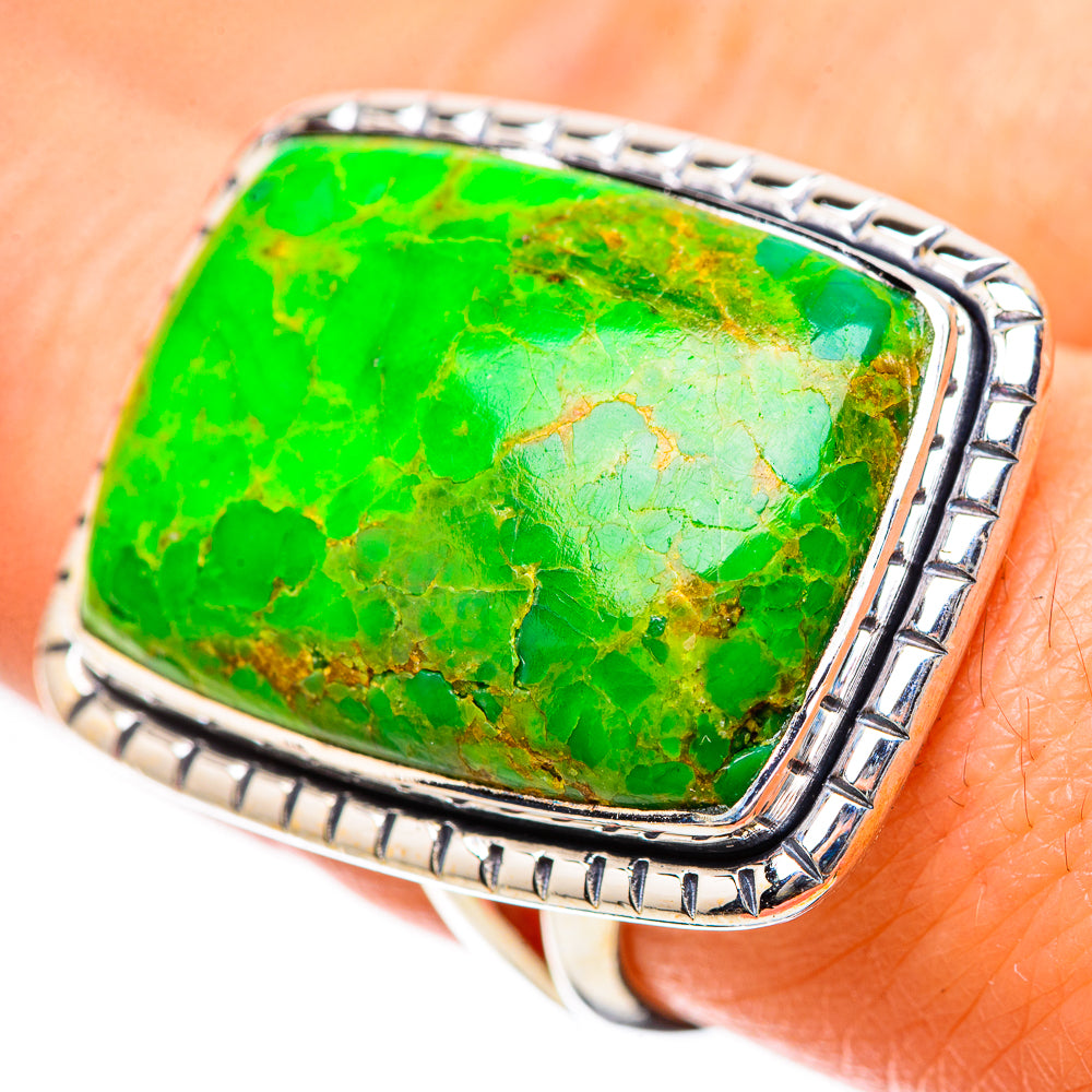 Large Gaspeite Ring Size 7.75 (925 Sterling Silver) RING134307 – Ana ...