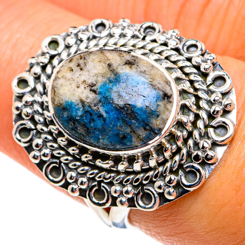 K2 Blue Azurite Ring Size 7.5 (925 Sterling Silver) RING81056 – Ana ...