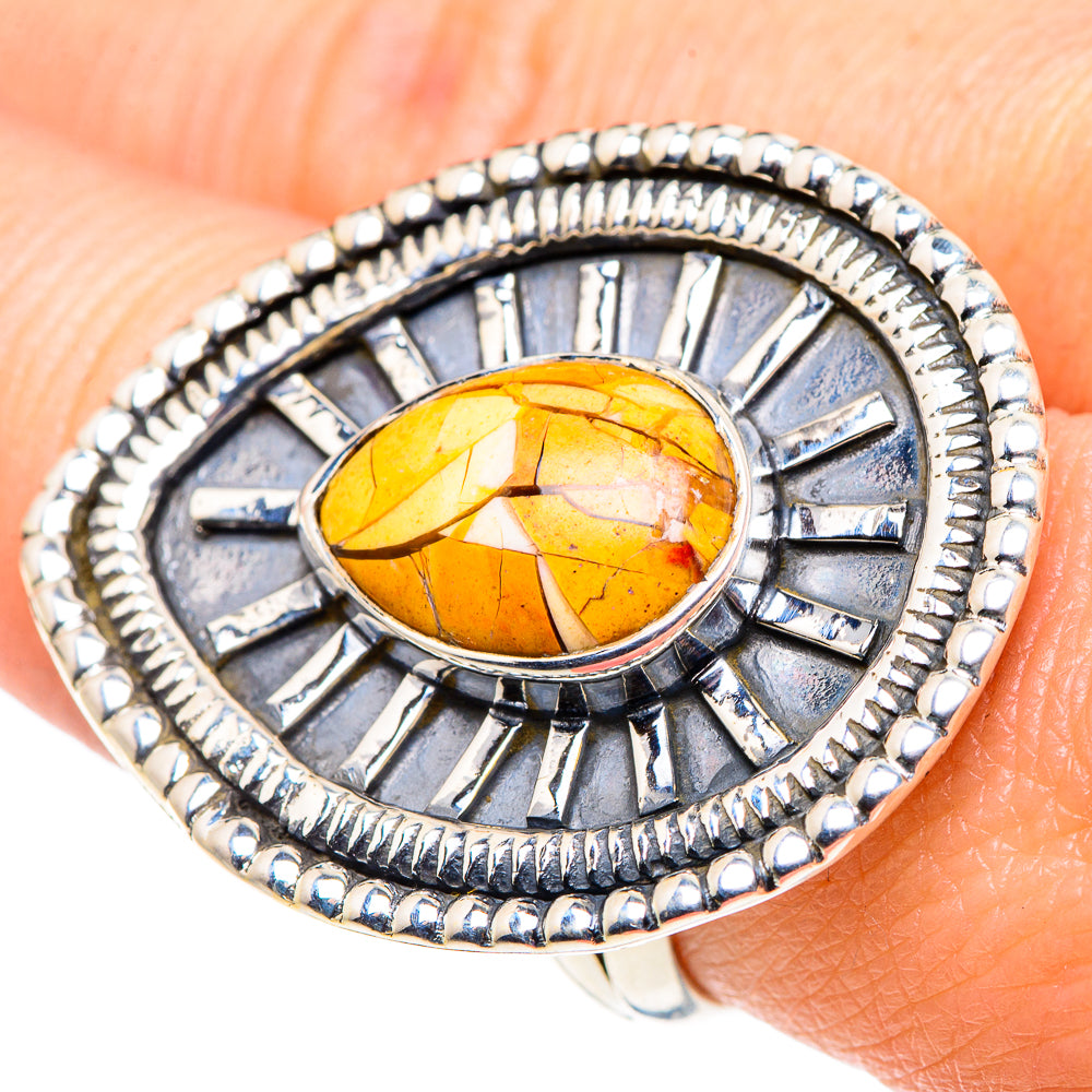 Huge Brecciated Mookaite Ring Size 9 (925 Sterling Silver) RING92640 ...